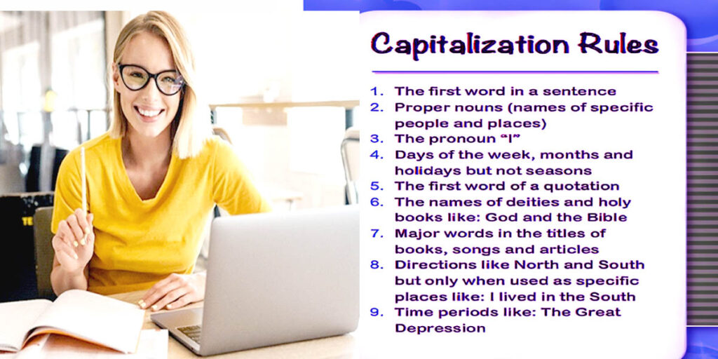 Capitalization Rules in English Writing, Titles and Numbers