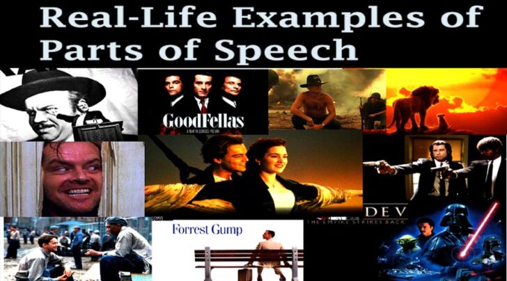 Real-Life Examples of Parts of Speech | Popular Songs and Movies
