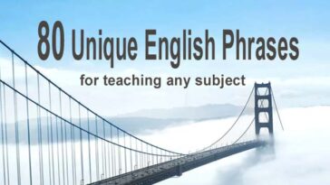 80 unique Phrases for teaching in English | Explore now
